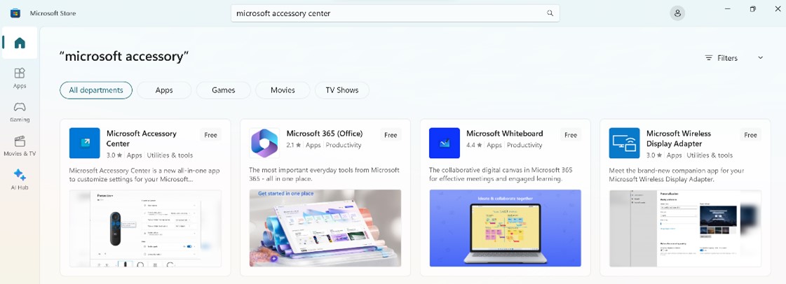 Microsoft Accessory Center – DKAN